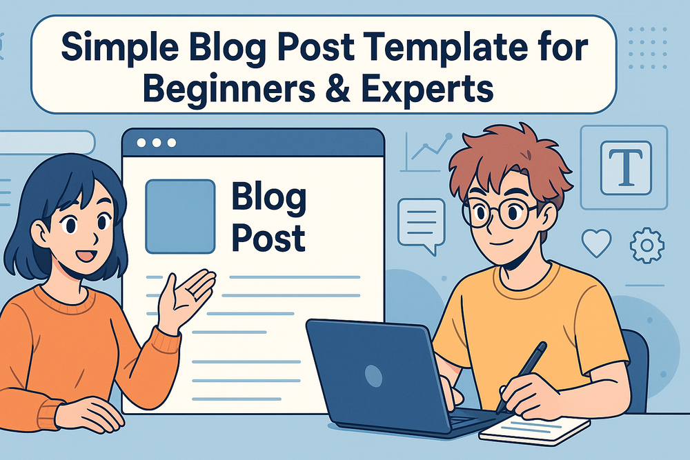 Simple Blog Post Template For Beginners & Experts
